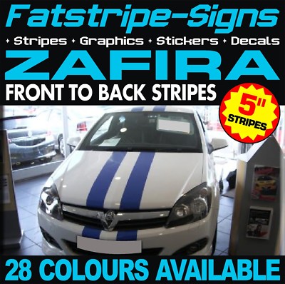 to fit VAUXHALL ZAFIRA STRIPES GRAPHICS STICKERS DECALS VXR OPEL TURBO ...