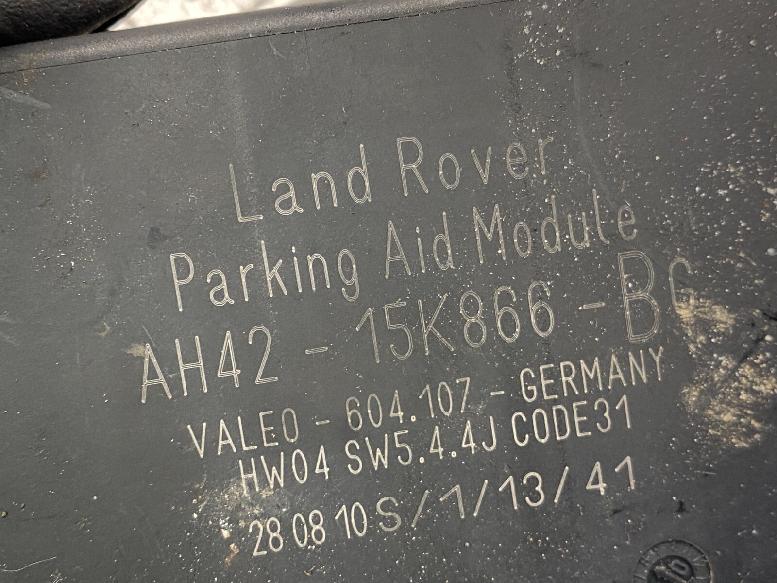 Land Rover Range Sport Discovery Parking Aid Module Ah42-15k866-bg ...
