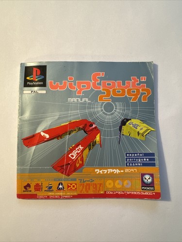 NOTICE WIPEOUT PS1 playstation 1 | eBay