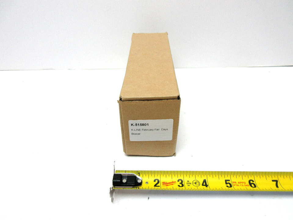 K-LINE K-515801 FEBRUARY 2004 FAIR DAYS O27 GAUGE BOXCAR - MINT ...