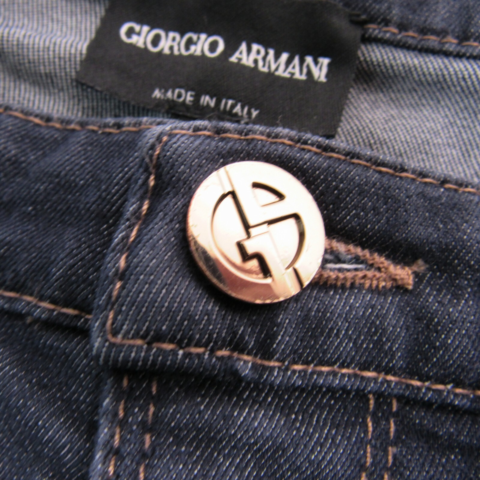 GIORGIO ARMANI J28 Dark Wash MADE IN ITALY Skinny Jeans SZ 29" x30" x8 ...