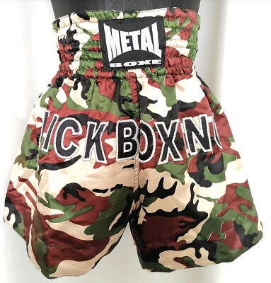 METAL BOXE - SHORT BOXE / KICKBOXING COLORIS CAMOUFLAGE TAILLE M | eBay