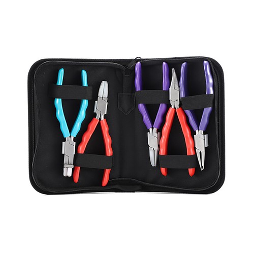 Stainless Steel Optical Plier Set Glasses Repairing Tool Kit with Bag ...