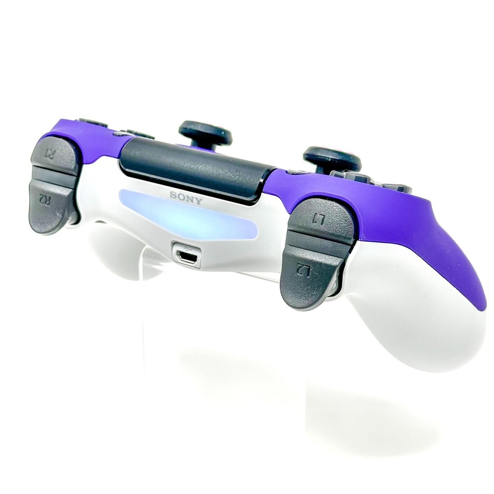 Sony Playstation 4 Custom Controller Soft Purple & Silver w Cat Paws ...