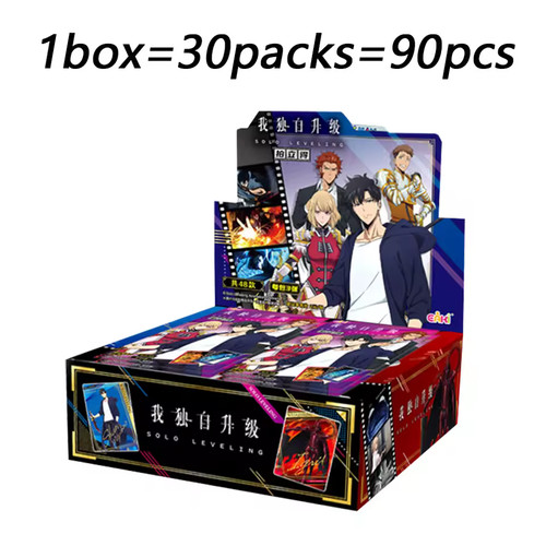 Solo Leveling OFFICIAL 30 Pack Trading Card Booster Box Anime CCG TCG ...