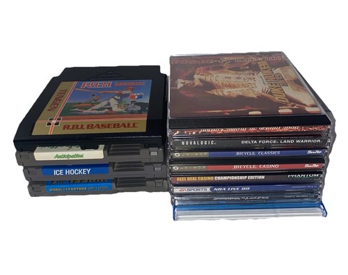 Lot of Assorted Games (11) & CD (1) - PC CD-ROMS, NES, CD *READ ...