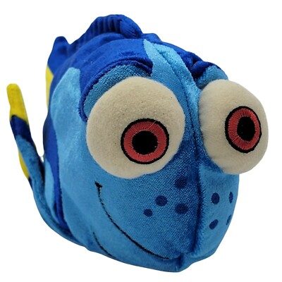 Disney Dora Blue Fish 🐟 8" Plush bean bag toy Finding Dora | eBay