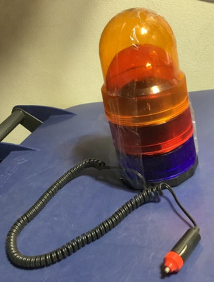 Magnetic 12V Flashing Lights Lamps Strobe Amber Orange Red Blue | eBay