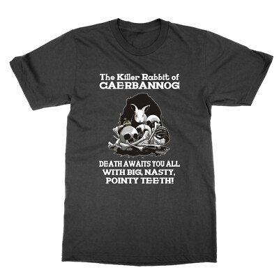 The Killer Rabbit of Caerbannog t-shirt funny python nerd top tee ...