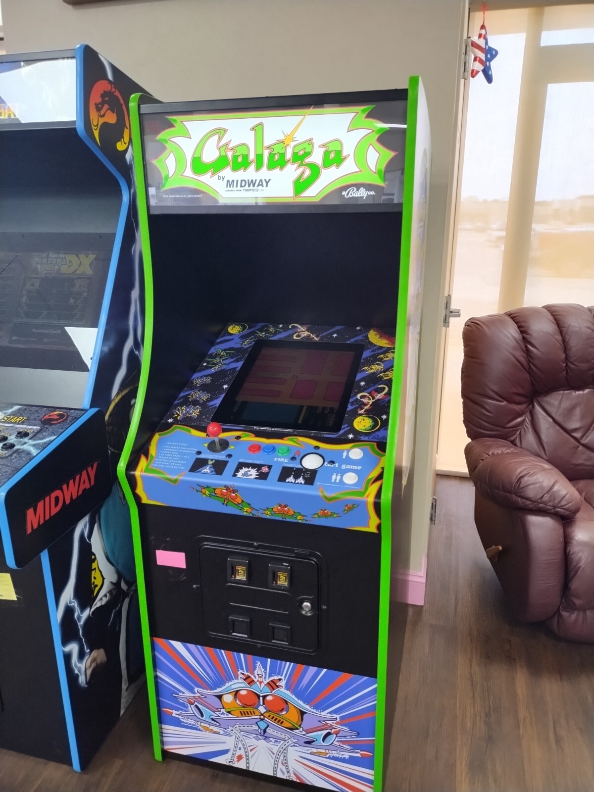 Arcade Machine, Coin Operated, By Bally Midway, GALAGA | eBay