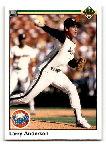 1990 Upper Deck #407 Larry Andersen Houston Astros Baseball Cards EX ID ...