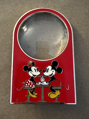 DSSH DSF Disney Soda Fountain Pin Magnifying Glass Mickey & Minnie LE ...