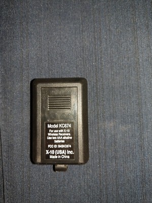 X10 WIRELESS REMOTE CONTROL KC674 - used | eBay