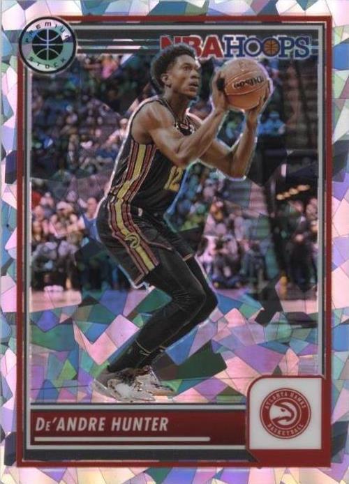 2023-24 Panini Nba Hoops Premium Stock - De'Andre Hunter #160 Ice Prizm ...