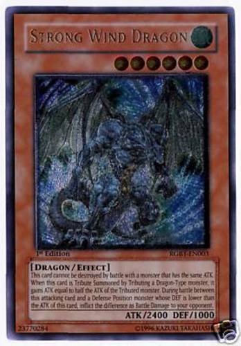 Strong Wind Dragon - RGBT-EN003 - Ultimate Rare - Unlimited Edition ...