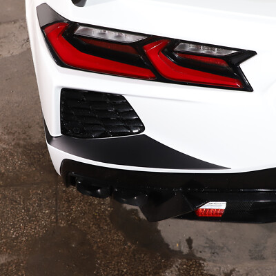 Black Rear Air Intake Overlay Graphic Decal Vinyl Sticker For Corvette ...