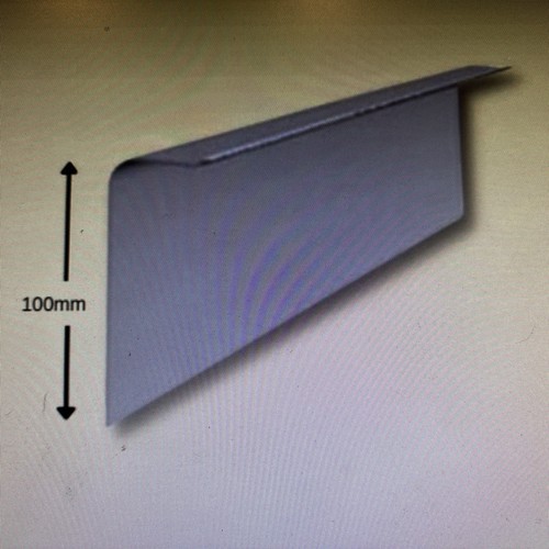 C100 GRP Fibreglass Flat Roofing Flashing Trim PACK of 10 Cure It ...