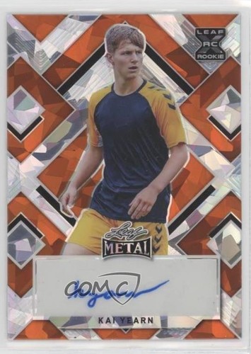 2022 Leaf Metal Orange Crystals /6 Kai Yearn #BA-KY1 Auto | eBay