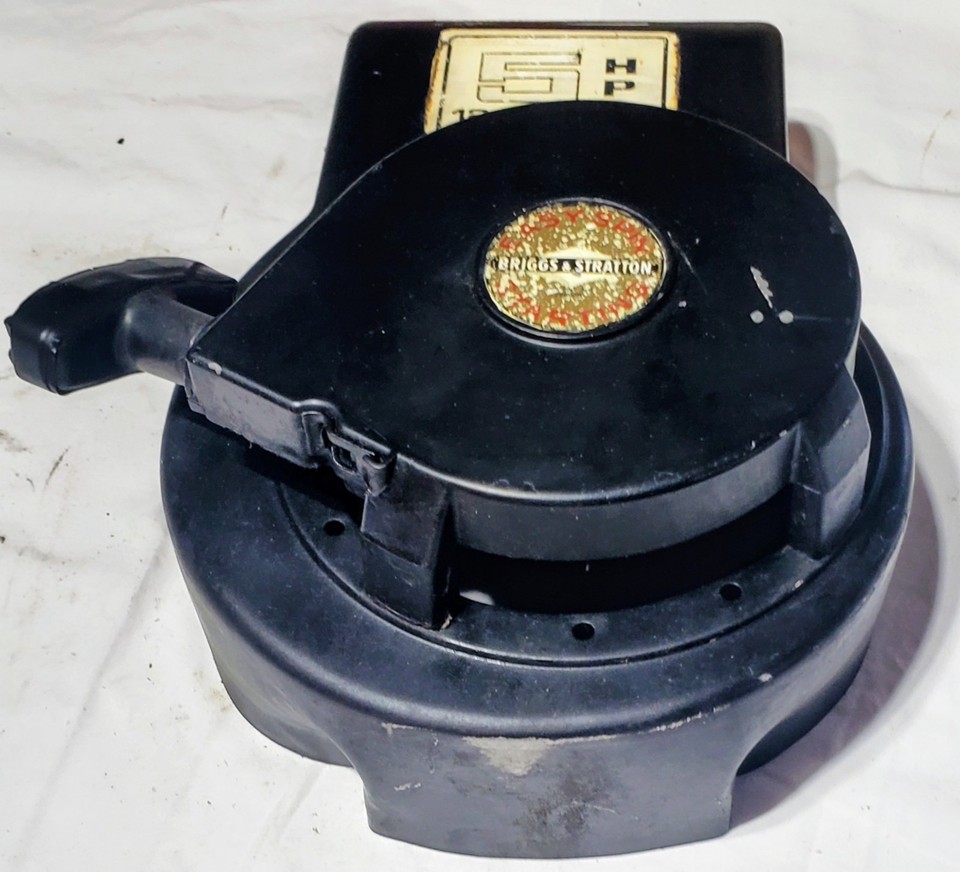 Vintage 5 HP Briggs & Stratton Engine recoil Starter Shroud 130202 | eBay