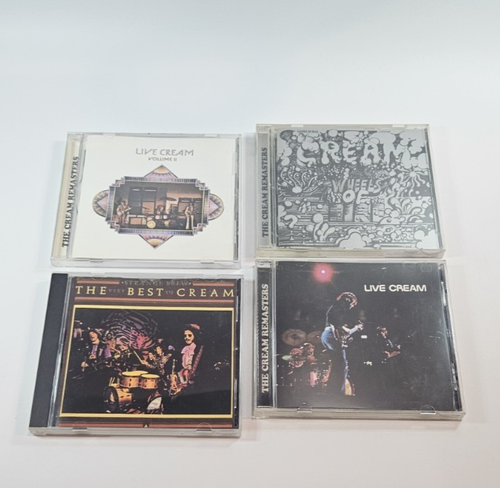 Cream CD Lot Of 4: Wheels On Fire Live Volume 1 and 2 and Very Best of ...