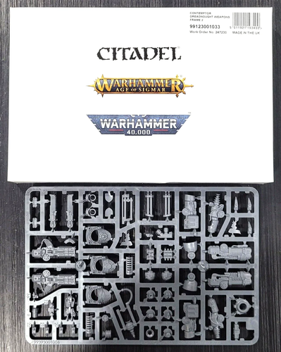 Games Workshop Warhammer 40K Contemptor Dreadnought Weapons Frame 2 ...