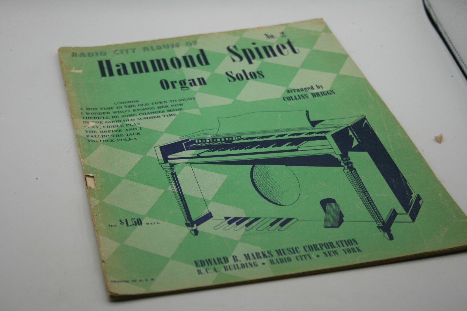 Radio City Album of Hammond Spinet Organ Solos No. 2 Softcover | eBay
