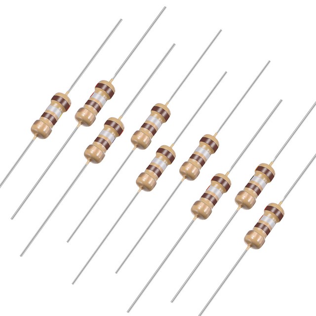 1/4 Watt 180 Ohm Carbon Film Resistors 5 Tolerances 0.25W 100pcs 4 ...