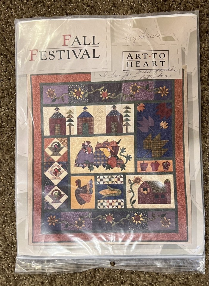 Fall Festival Art to Heart QUILT Kit 54 x 61 Nancy Halvorsen | eBay