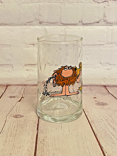 Vintage 1981 Arby's B.C. Ice Age Glass Collector Series Glass "Grog ...