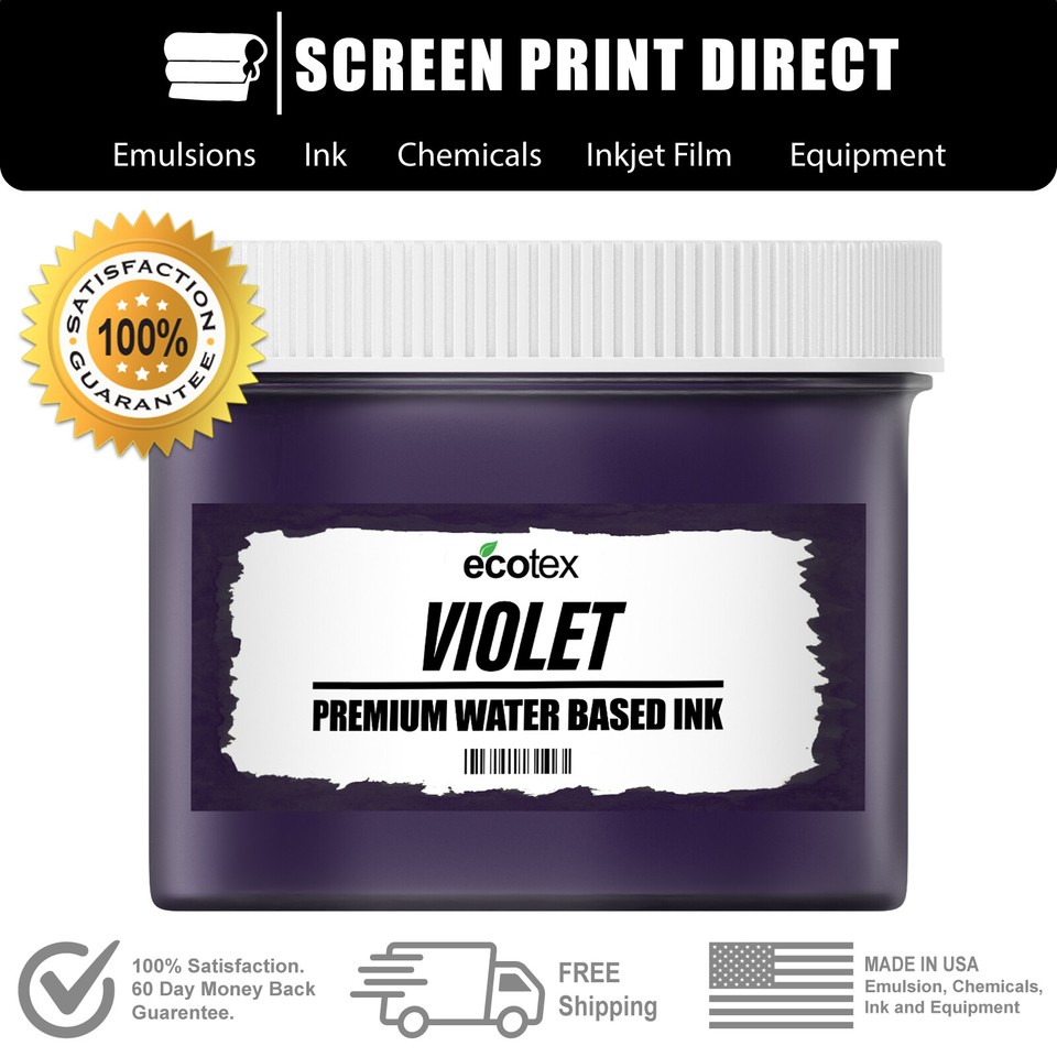 Ecotex® Water Based Ink For Screen Printing - 17 Color / All Sizes | eBay
