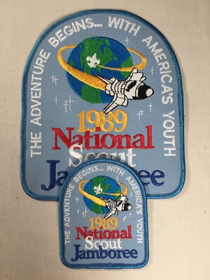 1989 National Jamboree participant jacket BSA JSP Patch | eBay