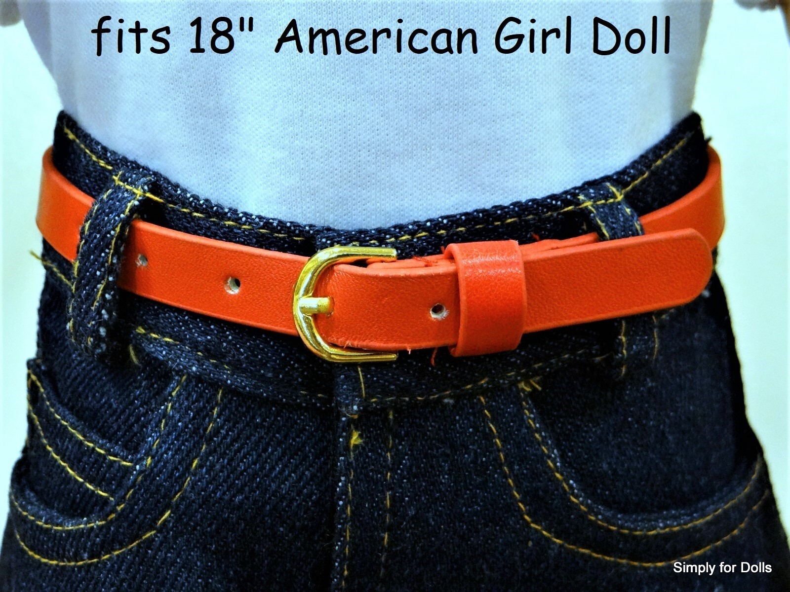RED Doll BELT fits 18" American Girl DOLL CLOTHES | eBay