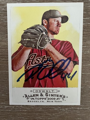 2009 Topps Allen Ginter Roy Oswalt Signed #235 Houston Astros | eBay