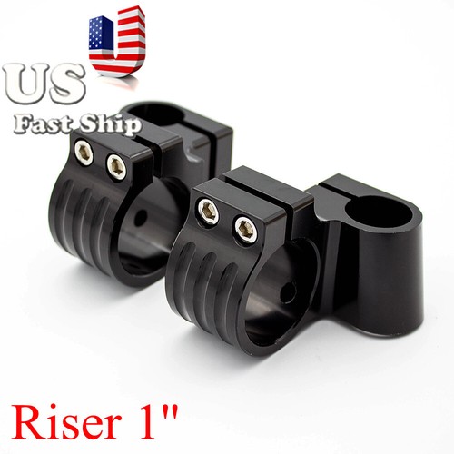 CNC Motorcycle Universal Riser Clip On Ons Fork Clamp Handle Bar ...