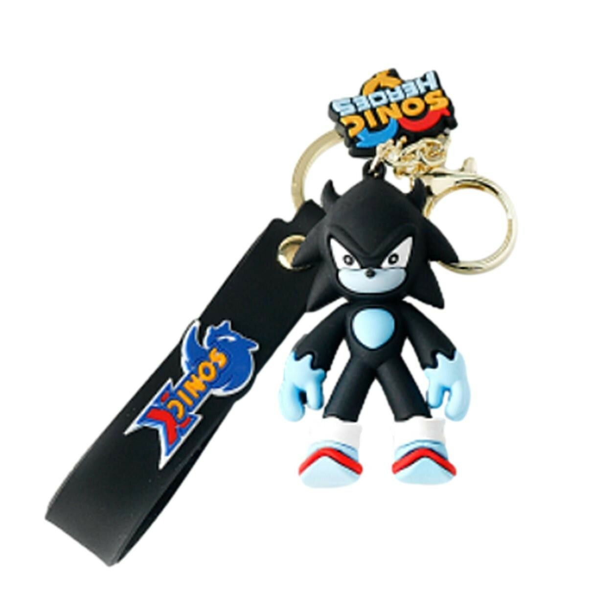 Sonic Shadow Character 3D Silicone Charm Keychain Keyring | eBay