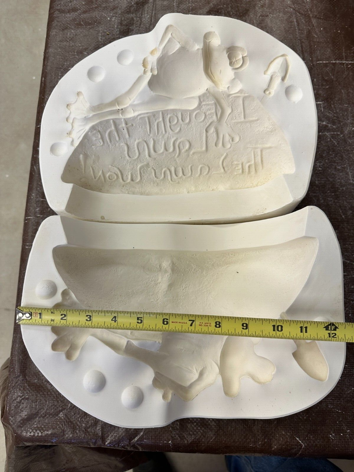 VINTAGE SCIOTO TL DESIGN CERAMIC MOLD #TL-1119 LAWN FROG 11" L | eBay