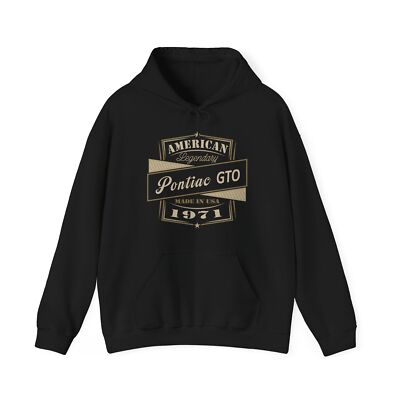 1971 Pontiac GTO Gift Hoodie | Heavy Blend Hoodie | Classic Car GTO ...