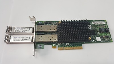 Sun/Emulex 8GB Dual Port Fibre Channel LPE12002 PCI-e Low Pro 371-4306 ...