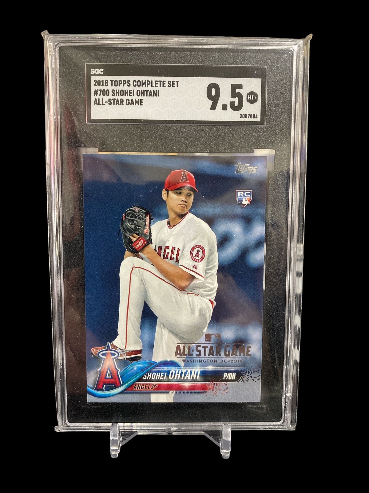 2018 Topps Shohei Ohtani #700 Rookie RC Silver All Star Stamp SGC 9.5 ...