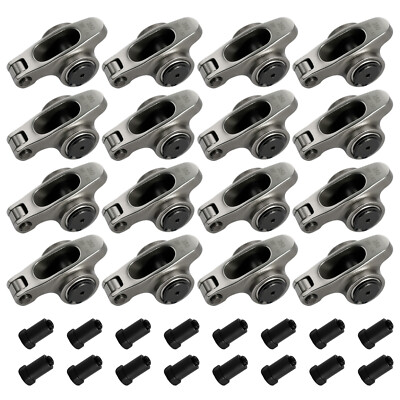1.50 x 3/8" Self-Aligning Roller Rocker Arms Kit for Chevy SBC 305 327 ...