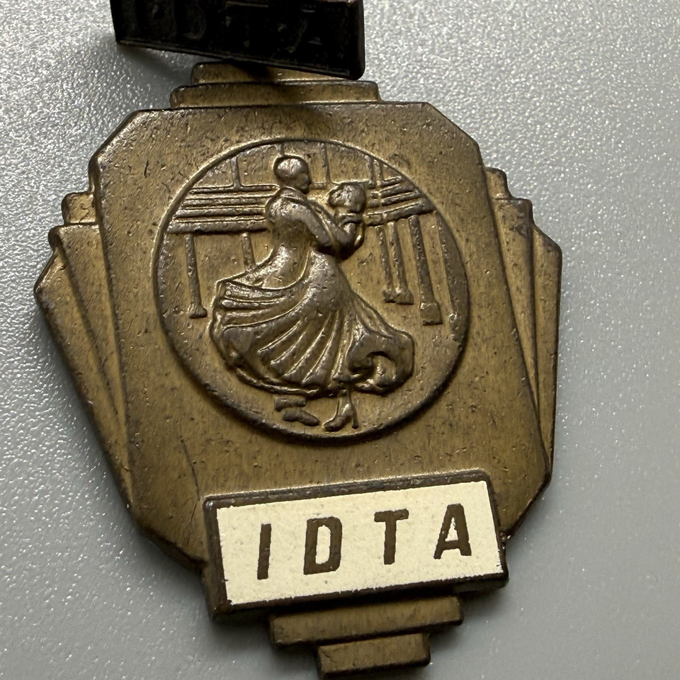 Vintage Pin Badge and Bronze Medal International Dance Teachers ...