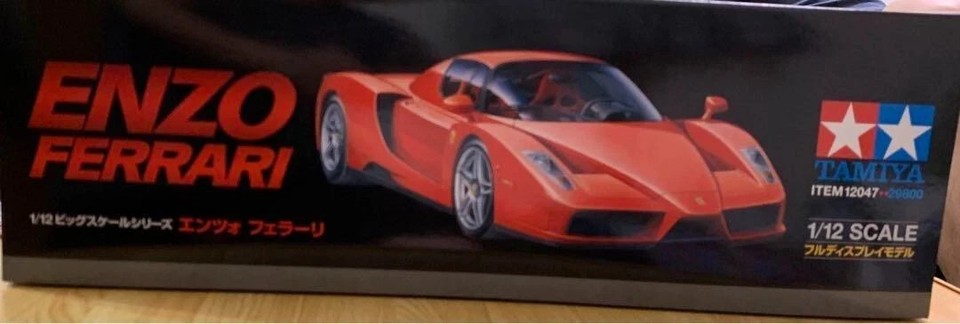 1/12 Tamiya Enzo Ferrari Big Scale Supercar Kit 12047 NIB | eBay