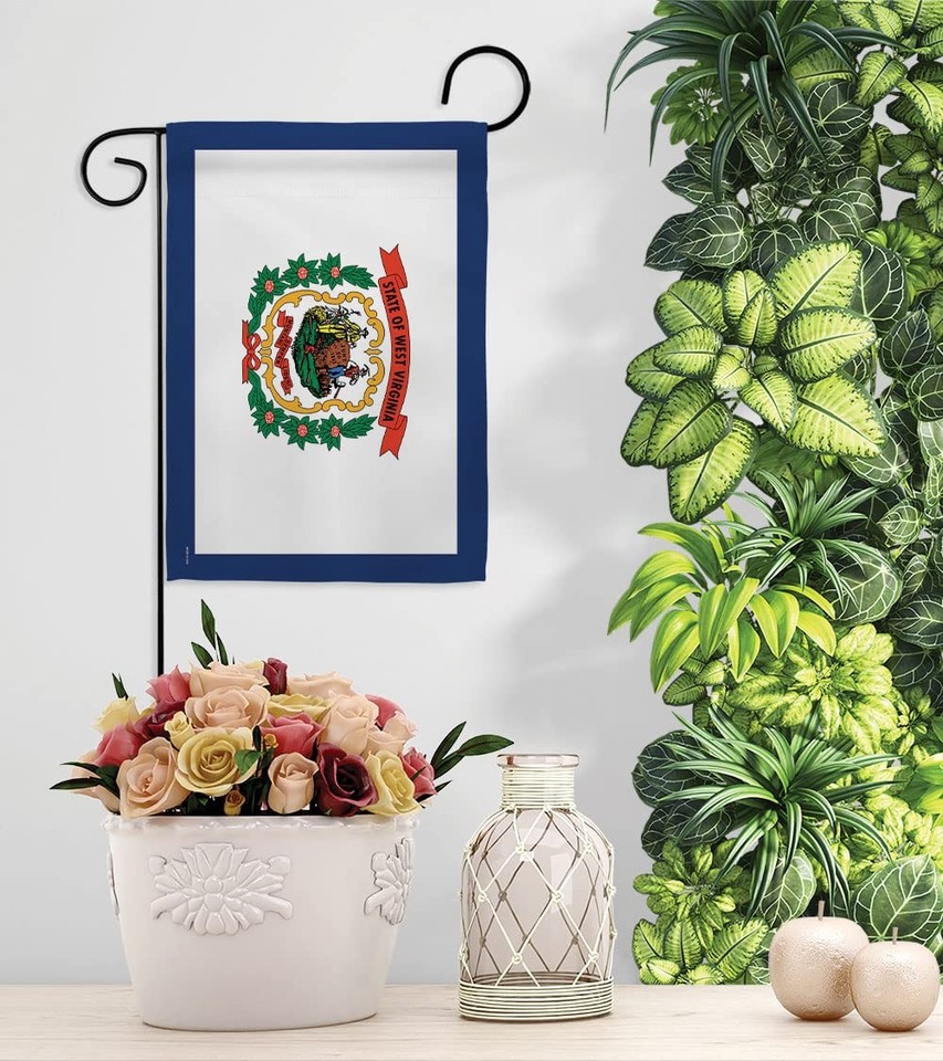 West Virginia Garden Flag Regional Decor Double-Sided USA Made Yard ...