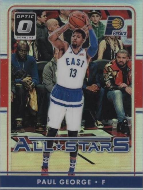 2016-17 Panini Donruss Optic - All-Stars Paul George, Drake #14 Holo ...