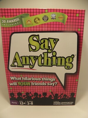 Say Anything Game What hilarious things will your friends say? | eBay