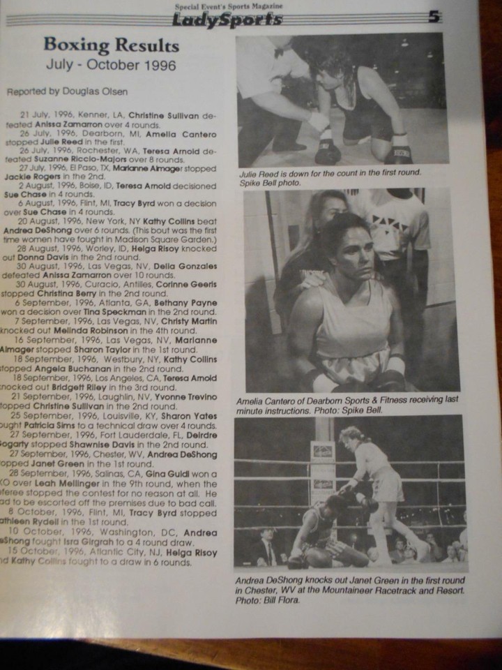 LADY SPORTS #16 female bodybuilding wrestling magazine TASHA SIMONE ...