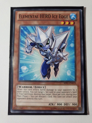 Yugioh TCG 1st VLP Elemental HERO Ice Edge AP01-EN018 Common | eBay ...