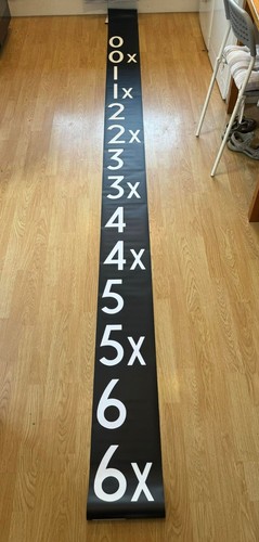 GMT Manchester RN6 Black & White 24cm Wide Bus Route Number Blind 1 ...