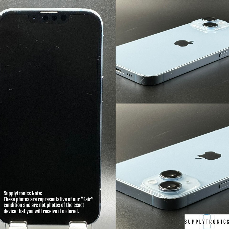 Apple iPhone 14 256GB Factory Unlocked AT&T T-Mobile Verizon Fair ...