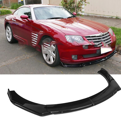 2004-2008 Chrysler Crossfire SRT6 Gloss Front Bumper Lip Spoiler ...